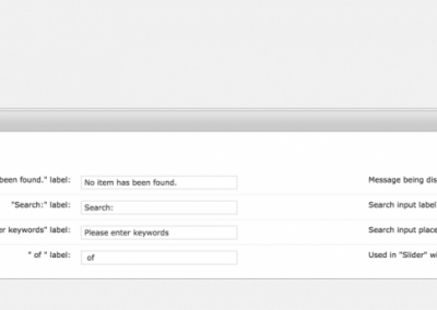 CM OnBoarding Pro Version Labels Settings